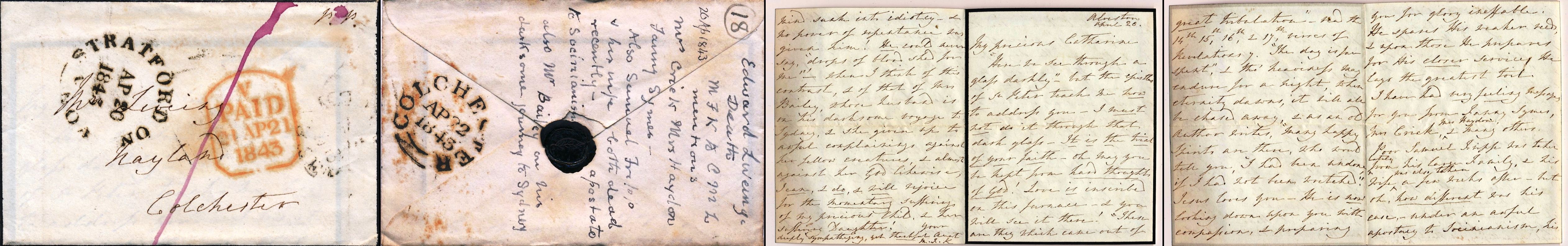 The King's Candlesticks: Pedigrees Maria DOWNING [7075]