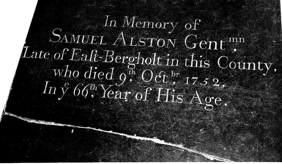 The King's Candlesticks: Pedigrees Samuel ALSTON [3704]
